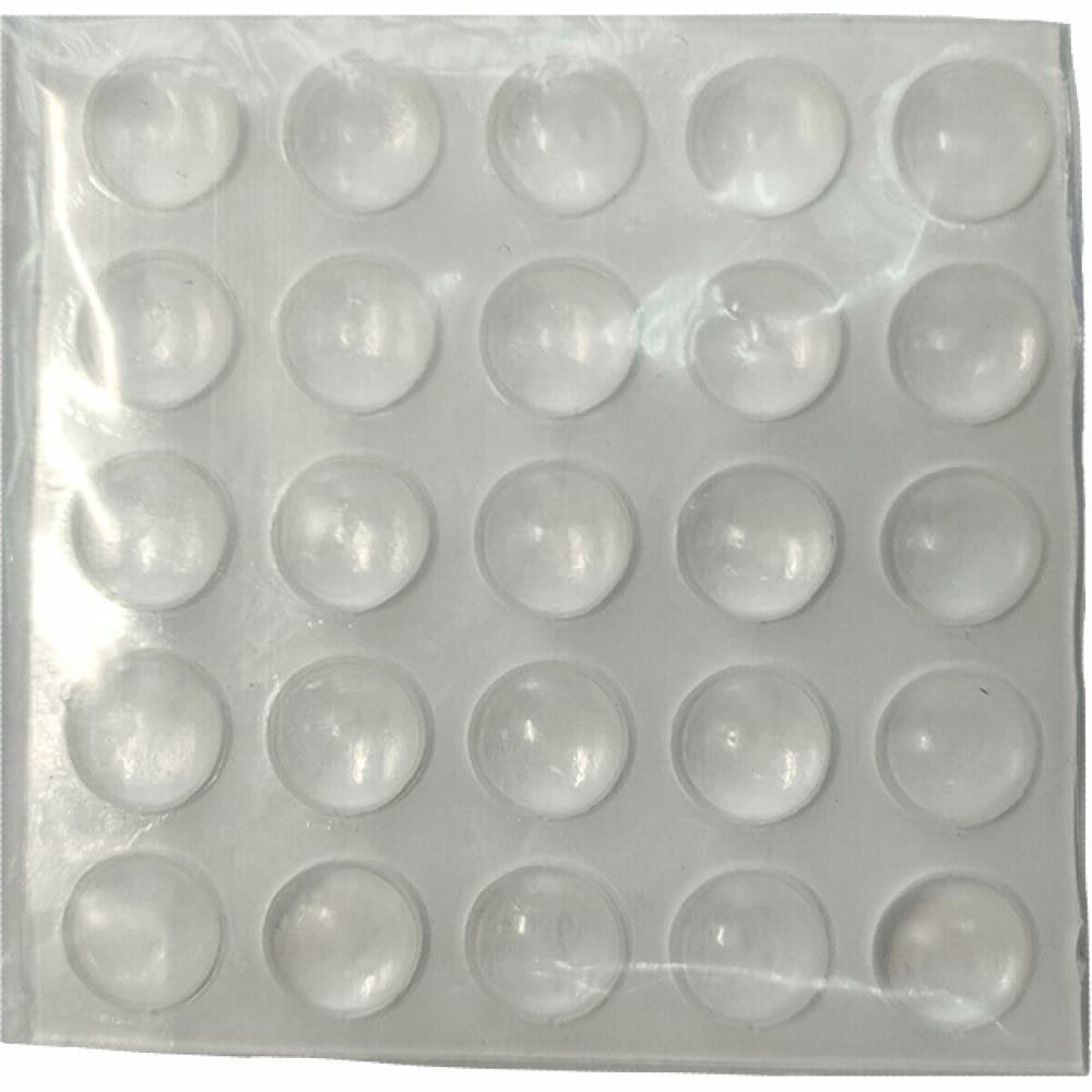 Самоклеящийся прозрачный демпфер скобяной 8462