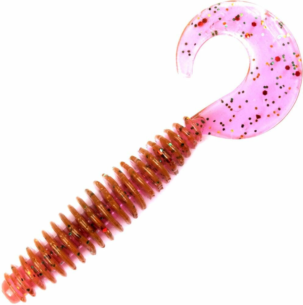 Силиконовая приманка для рыбалки, LJ ProSeries ULTRAWORM CURLY 2.0" # S14 (9шт), 50 мм, 0.7 г, # S14