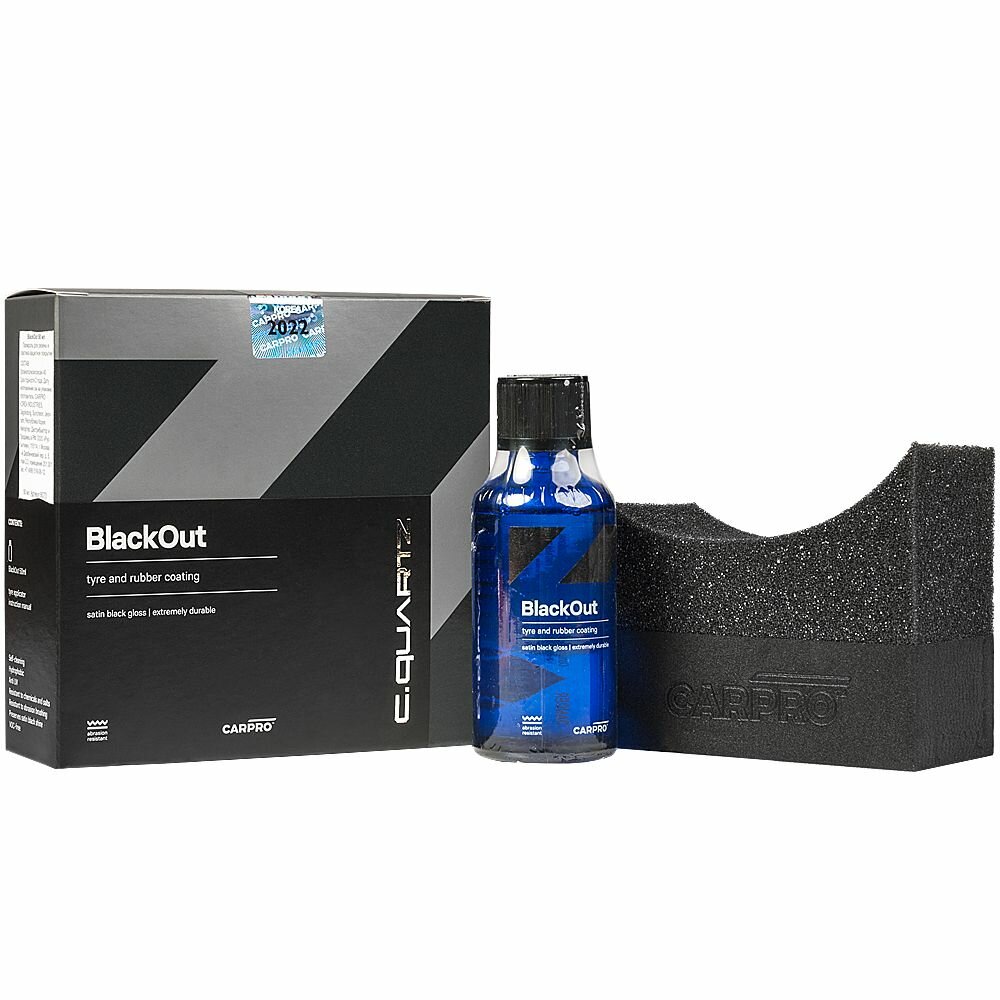 CARPRO BlackOut Полироль для резины и пластика-защитное покрытие 50ml