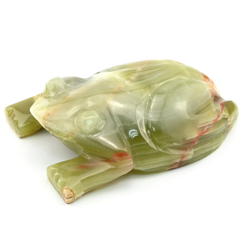 Лягушка из оникса №6 (145*115*45мм). .