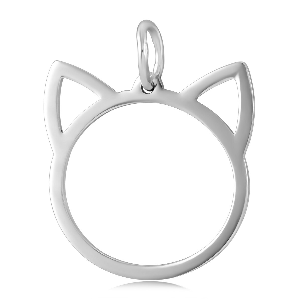 Подвеска, серебро, 925 проба, родирование