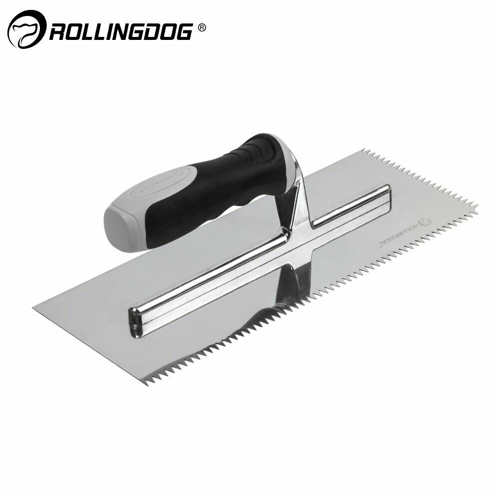 Гребенка Rollingdog 280x115мм, зуб треугольник, серия Professional, арт.50147