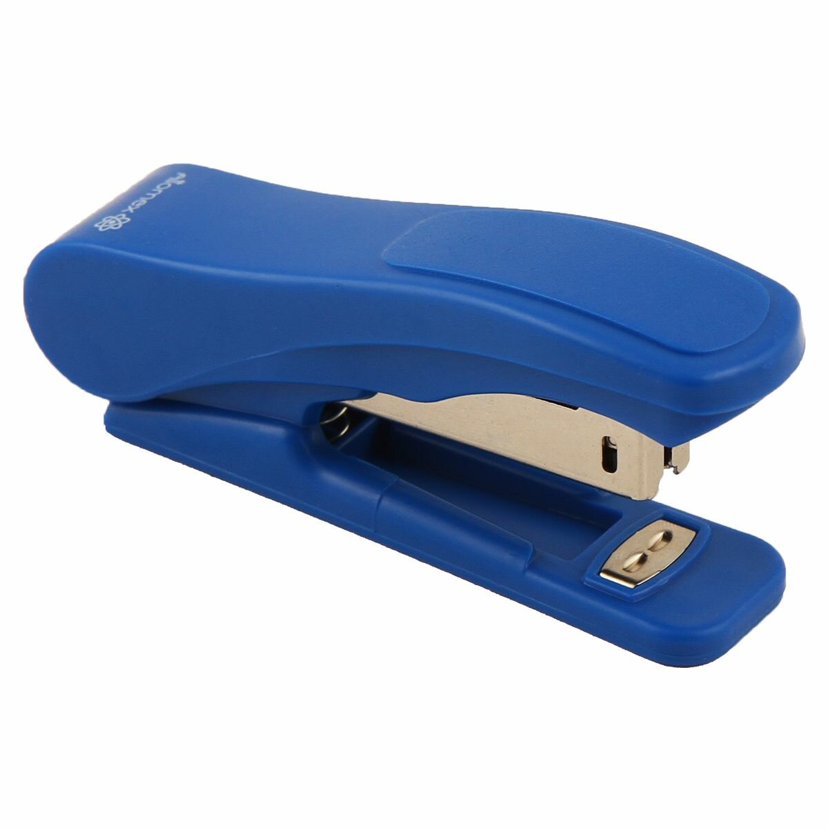 Attomex Степлер №10, 18 листов, корпус пластиковый, антистеплер, цвет синий