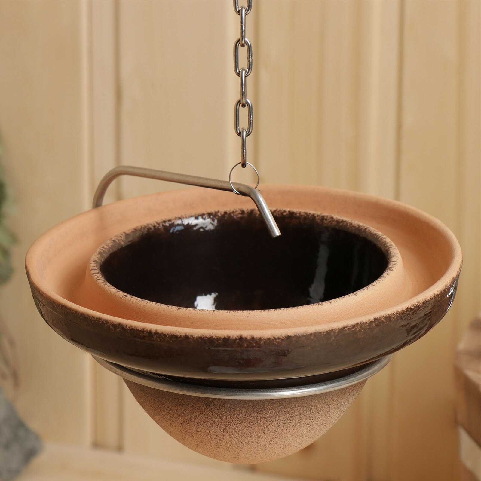 Чаша - испаритель для бани и сауны «Сауна ароматик», с крепежом, эфирным маслом, гималайской солью