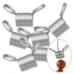 Инструмент (пружинка), 30х11мм, стоппер для сборки бус и браслетов, большой, пара