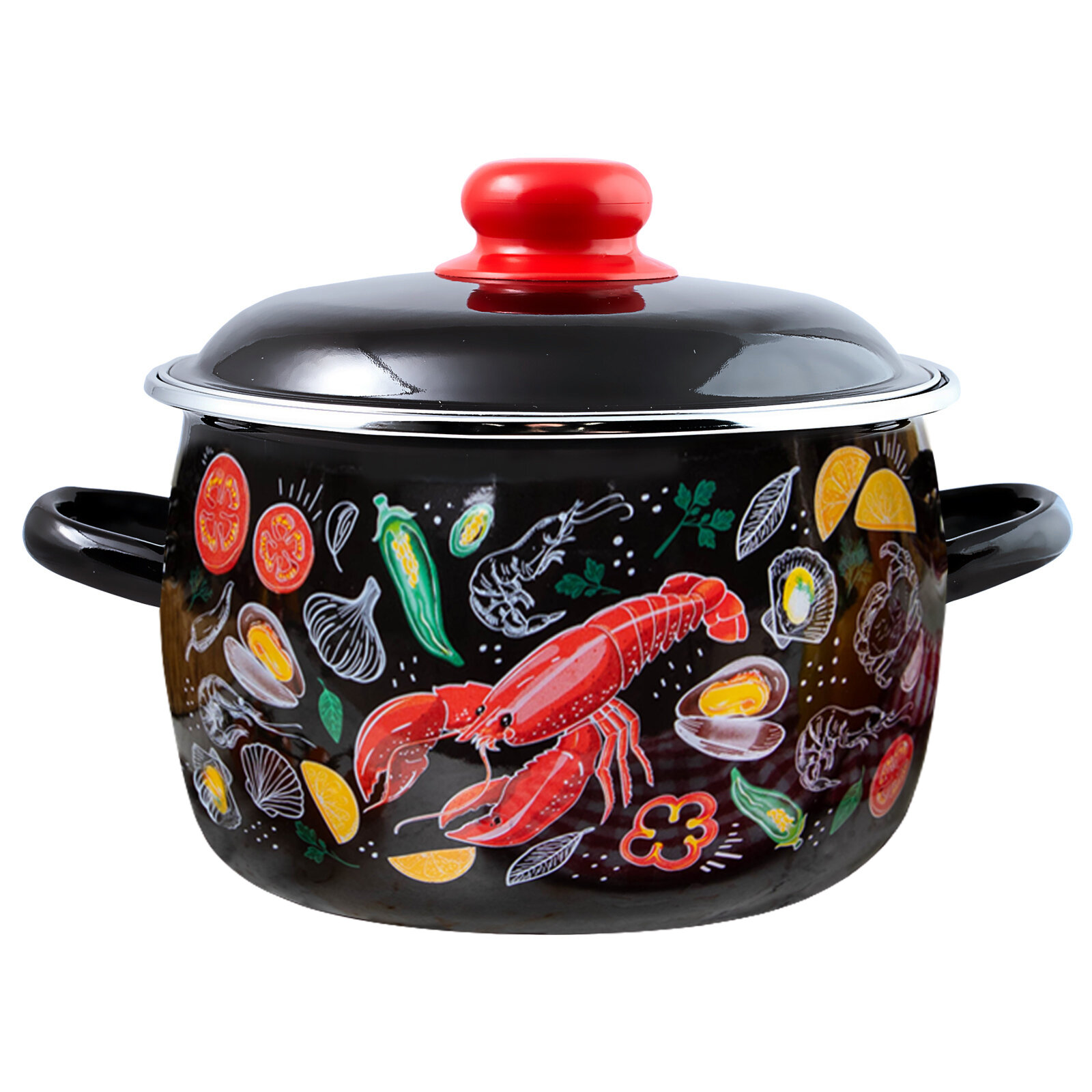 Кастрюля APPETITE 1RC181M Лобстер эмал сфер 3,0л