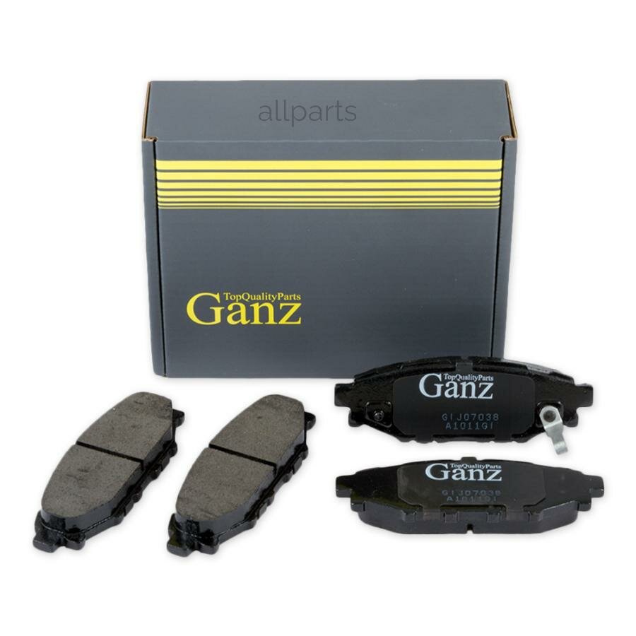 GANZ GIJ07038 Колодки тормозные задние для SUBARU Forester / Legacy / Outback GANZ GIJ07038