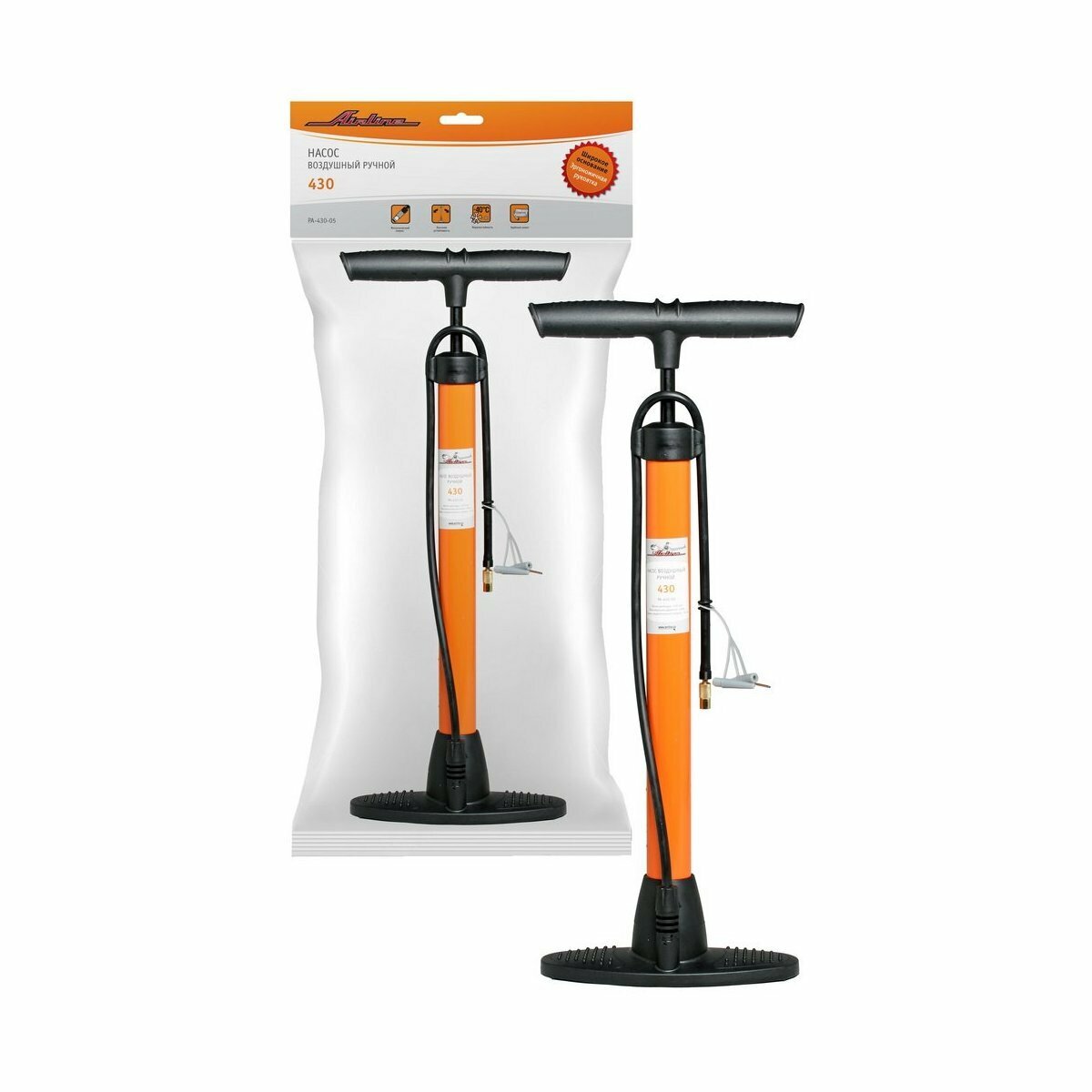 Воздушный ручной насос 430 см3 Airline PA-430-05