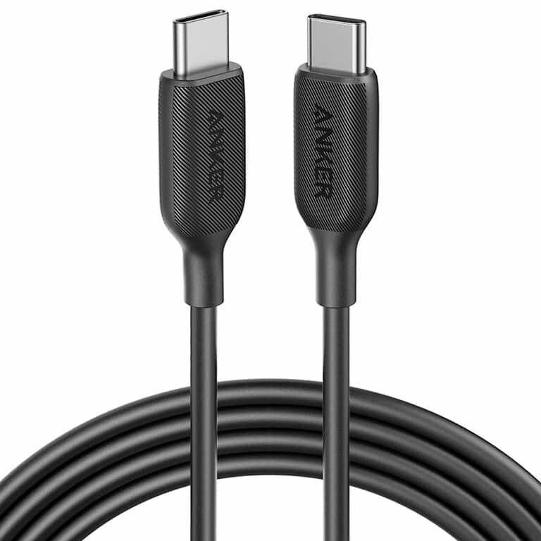 Кабель для зарядки ANKER 310 Usb-C to Usb-C 60W 1.8m - Black