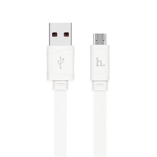 Кабель USB A --> Micro USB 5P (B) 1.0м hoco X5, белый