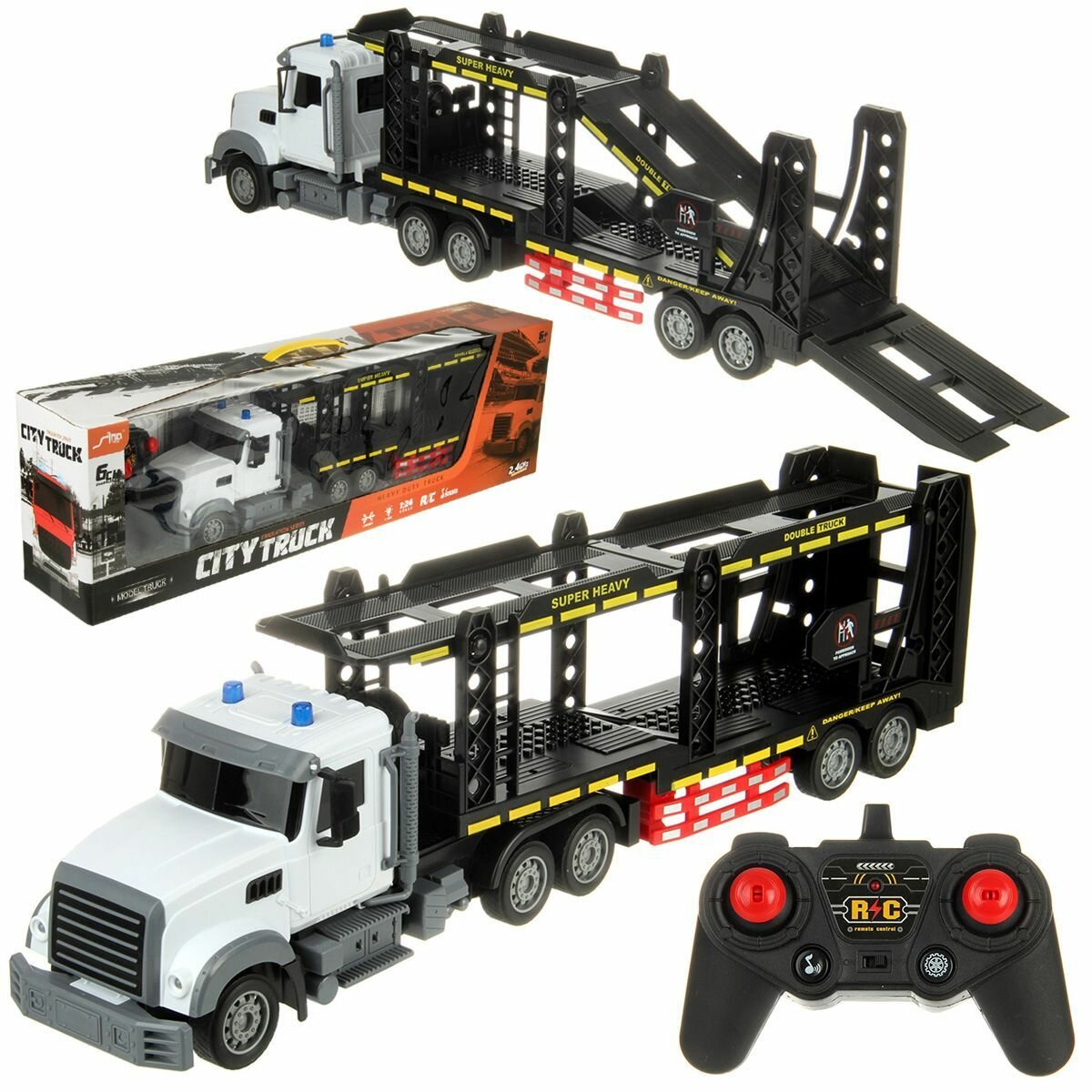 Радиоуправляемая машина автовоз Veld Co, со светом и звуком 130839