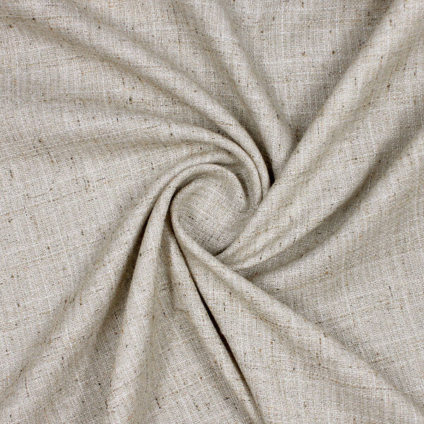 Плательная ткань Ткани-100, бежевая, 100% полиэстер, плотность 170г/м², ширина 1.4м