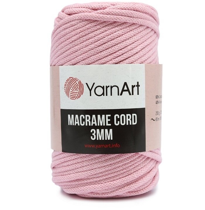 Пряжа YarnArt 800 " Macrame CORD 3мм " ( 4 мотка по 250 г )