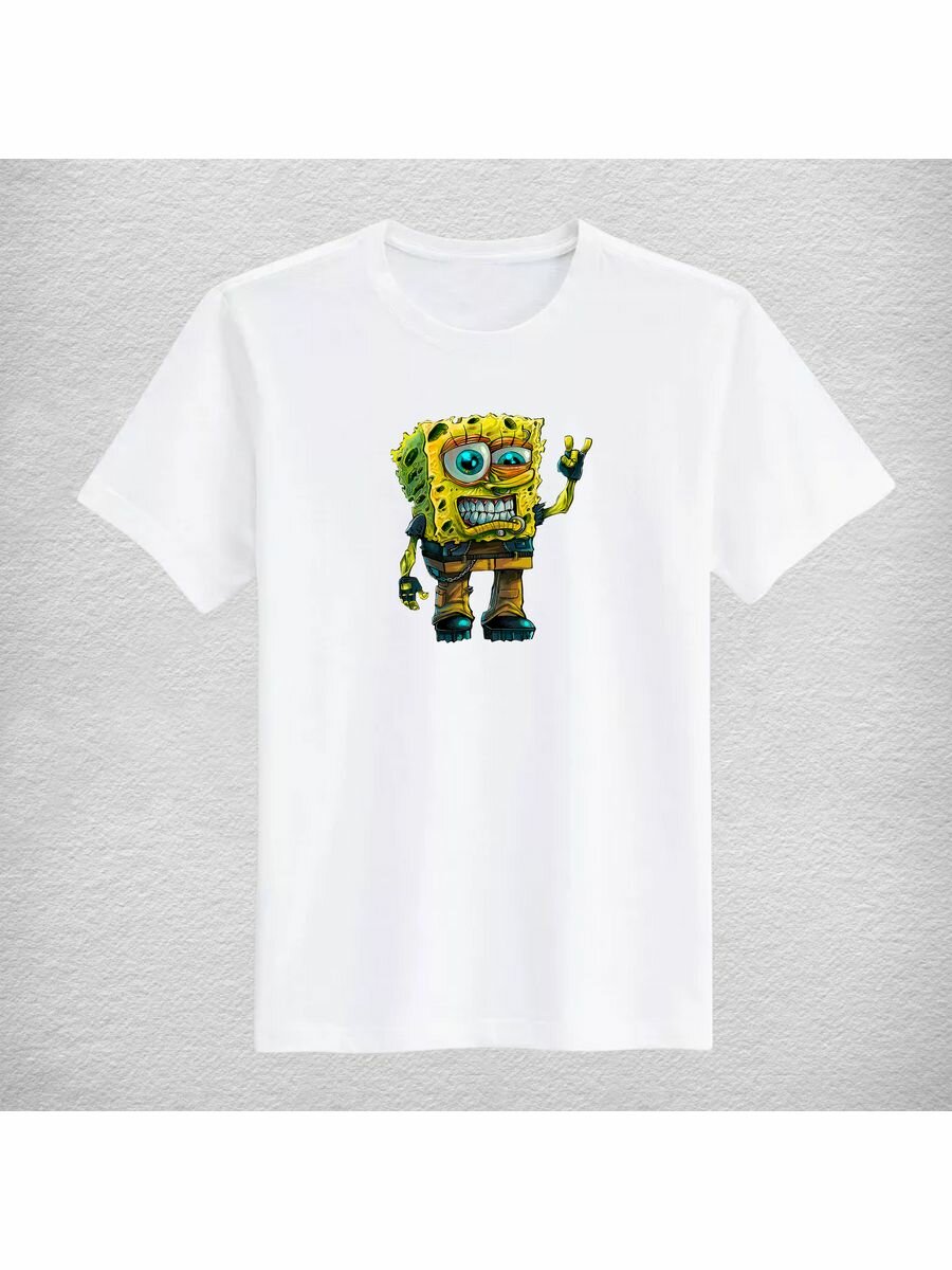Футболка спанч боб рокер
