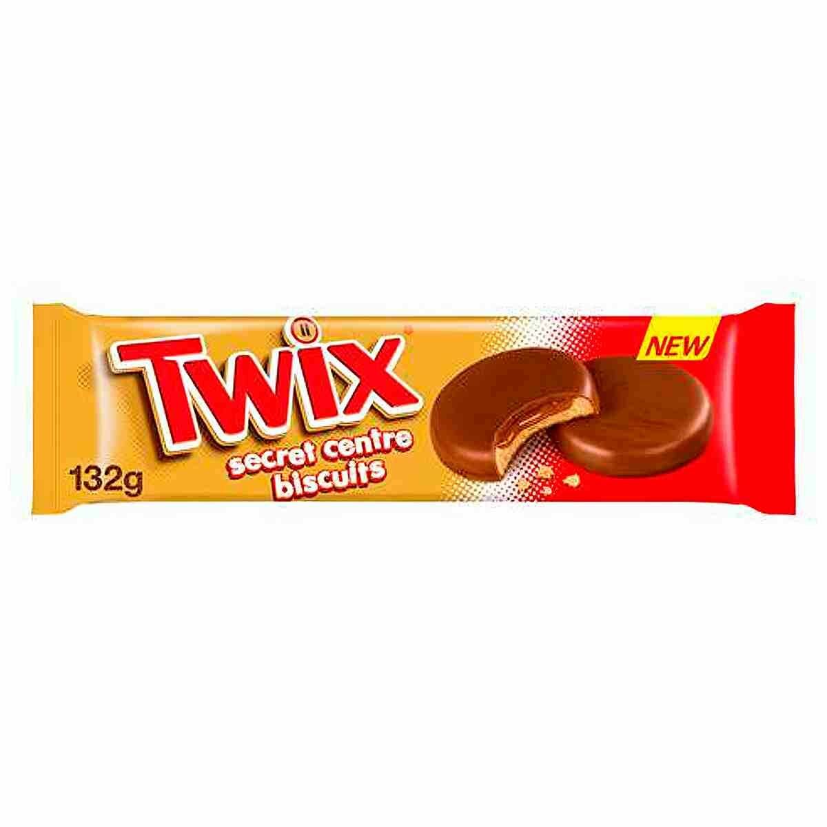 Печенье TWIX SECRET CENTRE с карамельной начинкой, 132 г