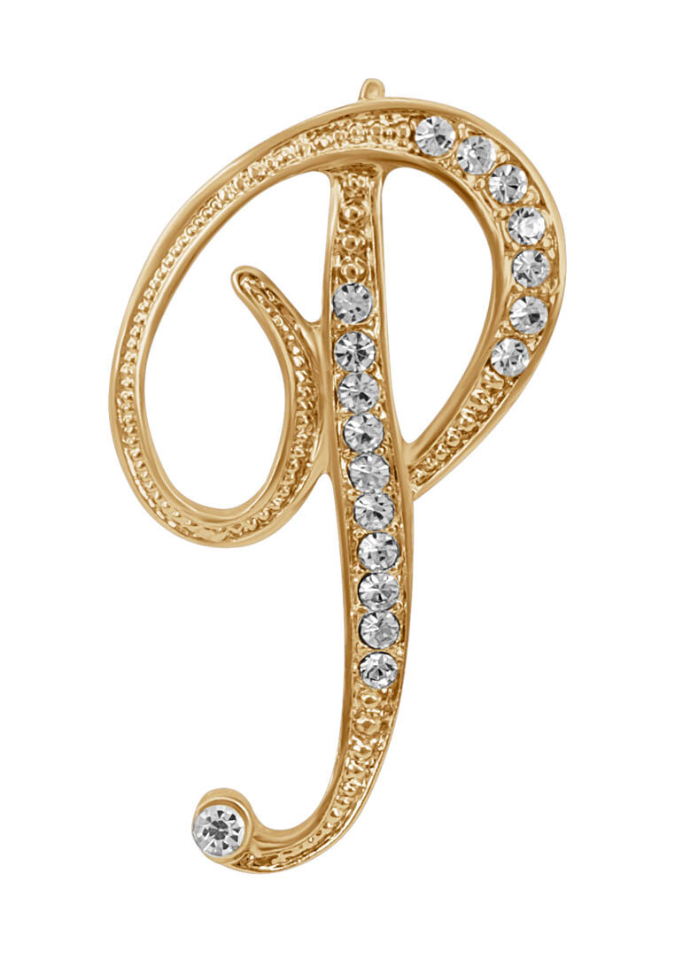 Брошь, стразы