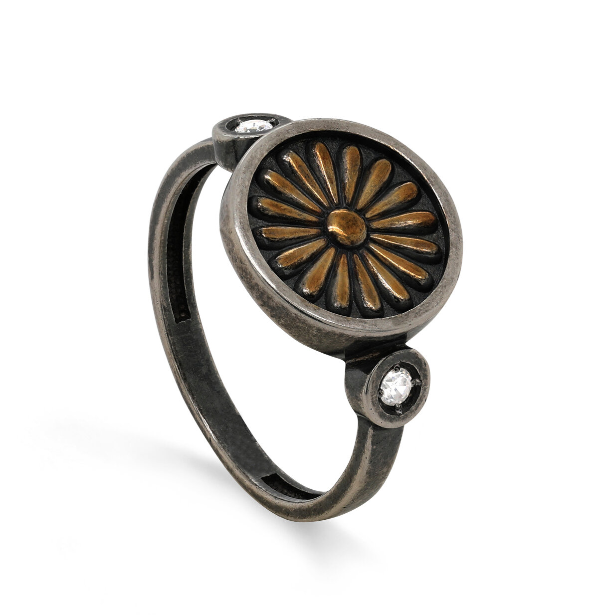 Кольцо, серебро, 925 проба, фианит