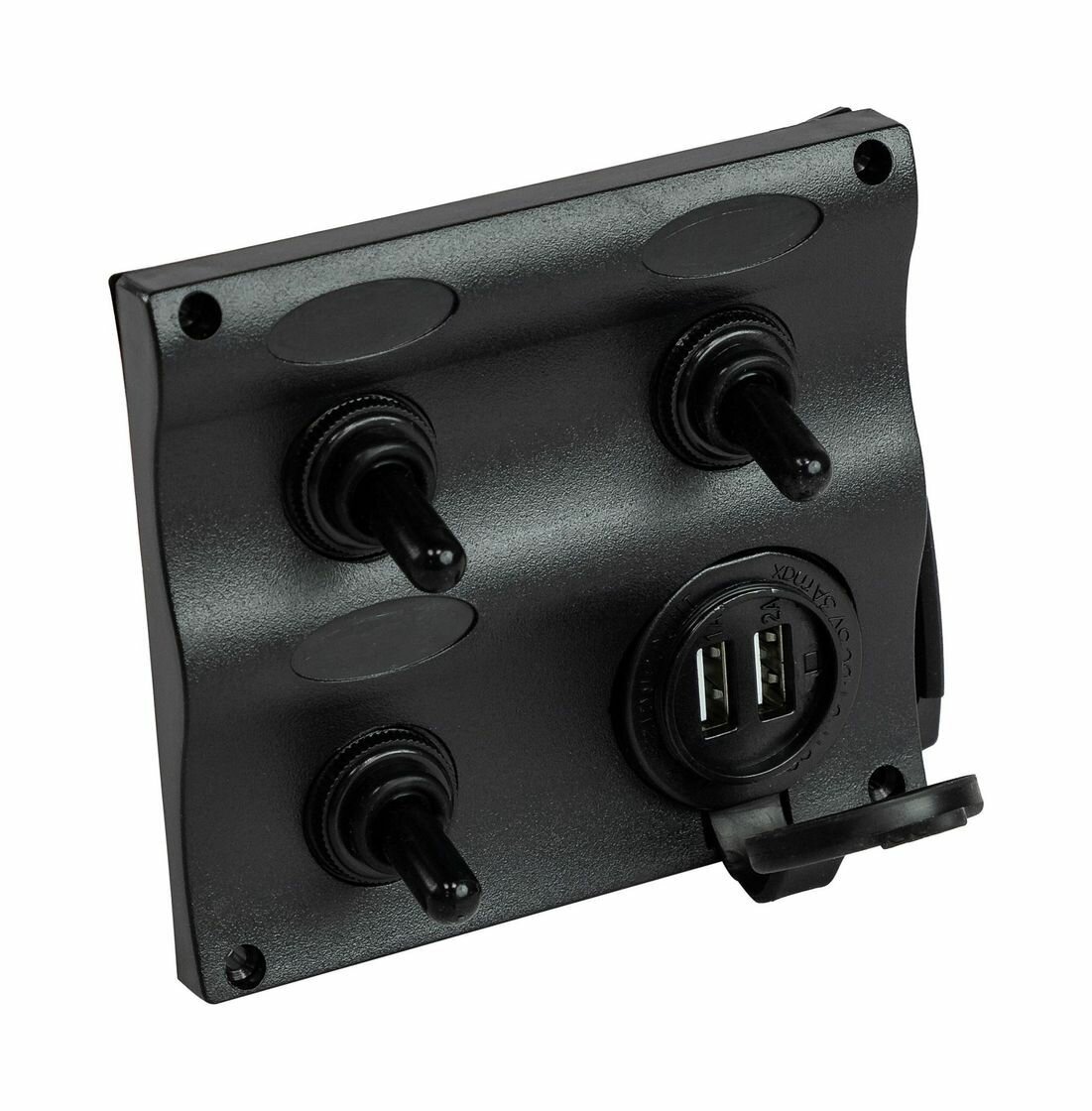 Панель бортового питания 3 переключателя, USB зарядка, Easterner, Тайвань