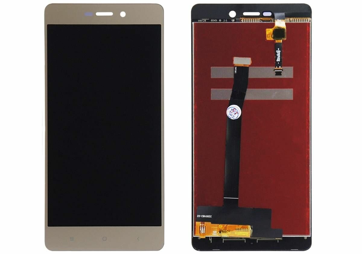 Дисплей для Xiaomi Redmi 3 (2015816) (золото)