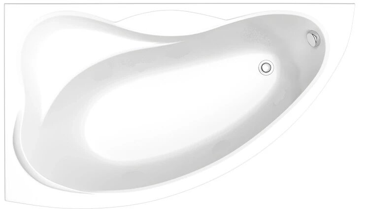 Акриловая ванна 150x90 см L Bas Вектра B00007