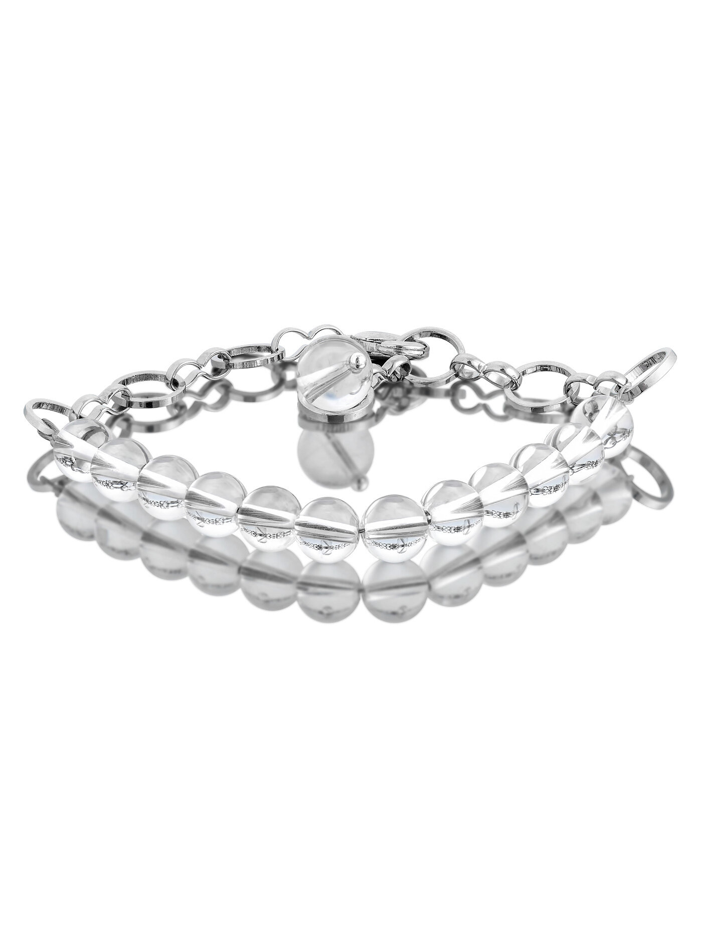 Браслет, горный хрусталь