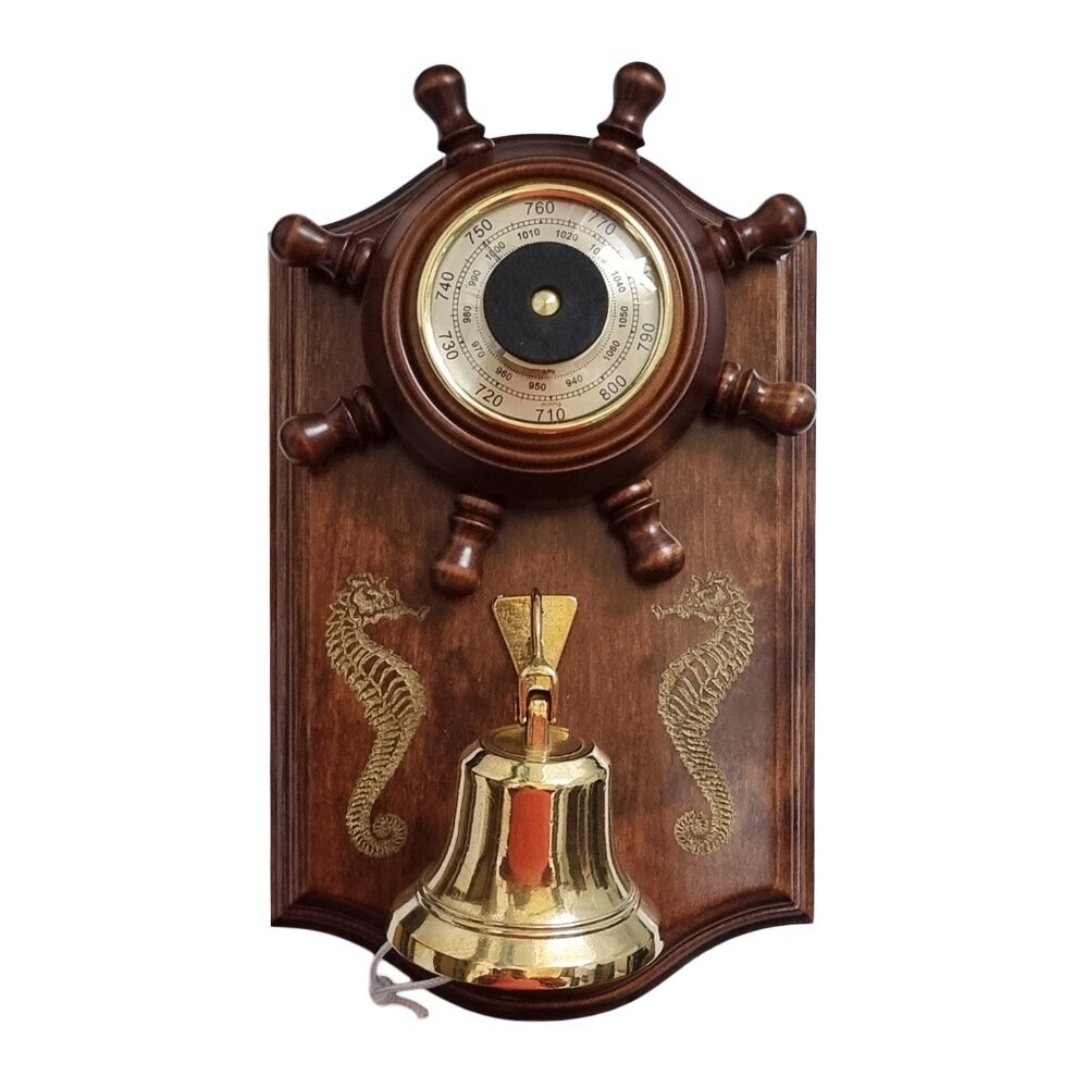 Бриг- М-42 Барометр с рындой и штурвалом, бриг