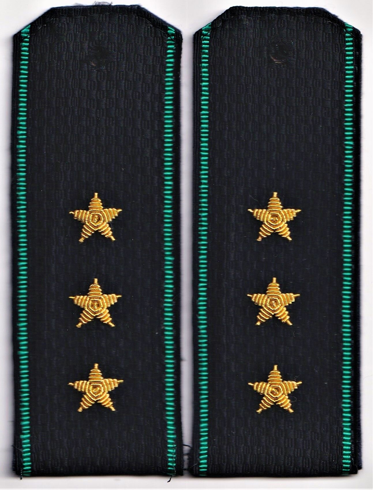 Погоны морских пограничников, старший прапорщик