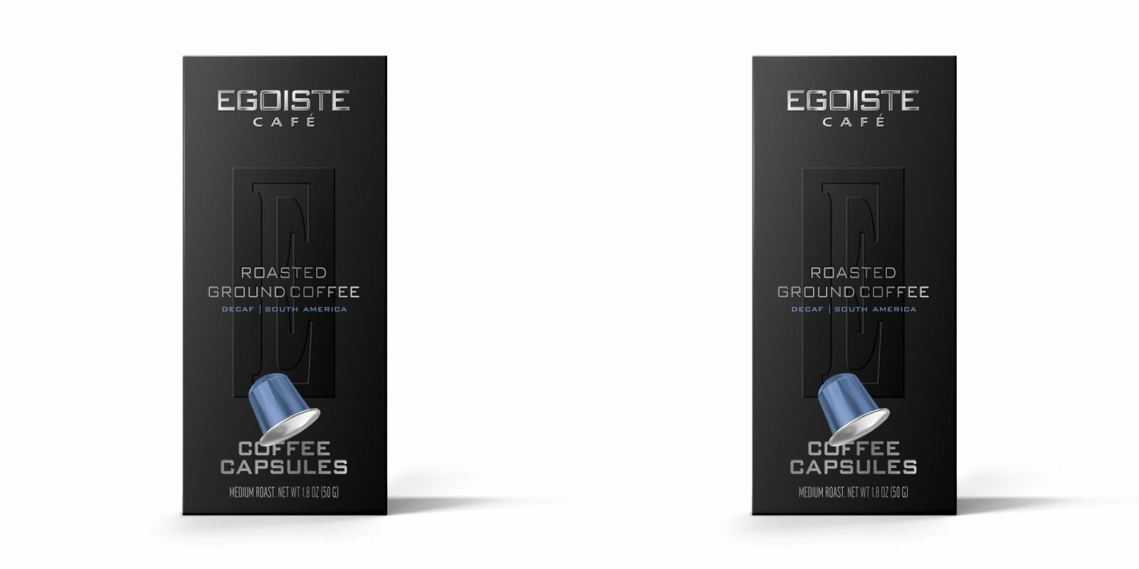 Egoiste Кофе в капсулах Decaf 5гр, 10шт, 2 уп.
