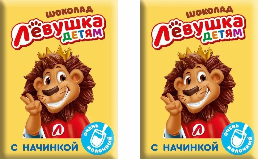Левушка Детям со Сгущенкой 140 гр, 2 шт