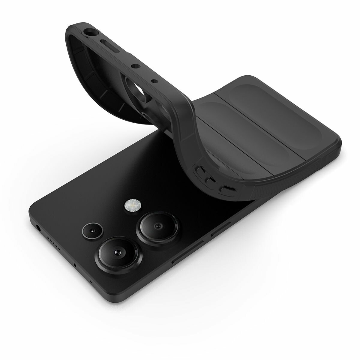 Противоударный чехол Flexible Case для Xiaomi Redmi Note 13 Pro 4G черный
