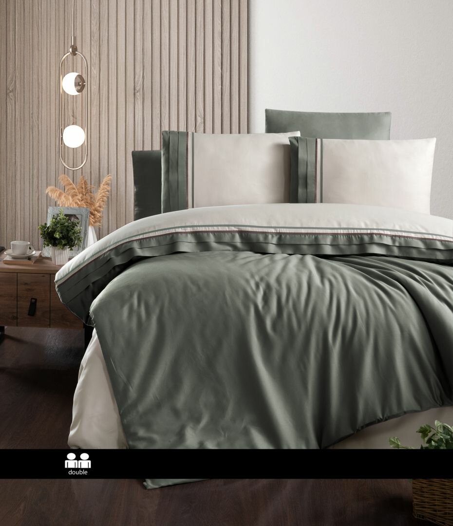 Комплект постельное Deluxe Satin белье Евро