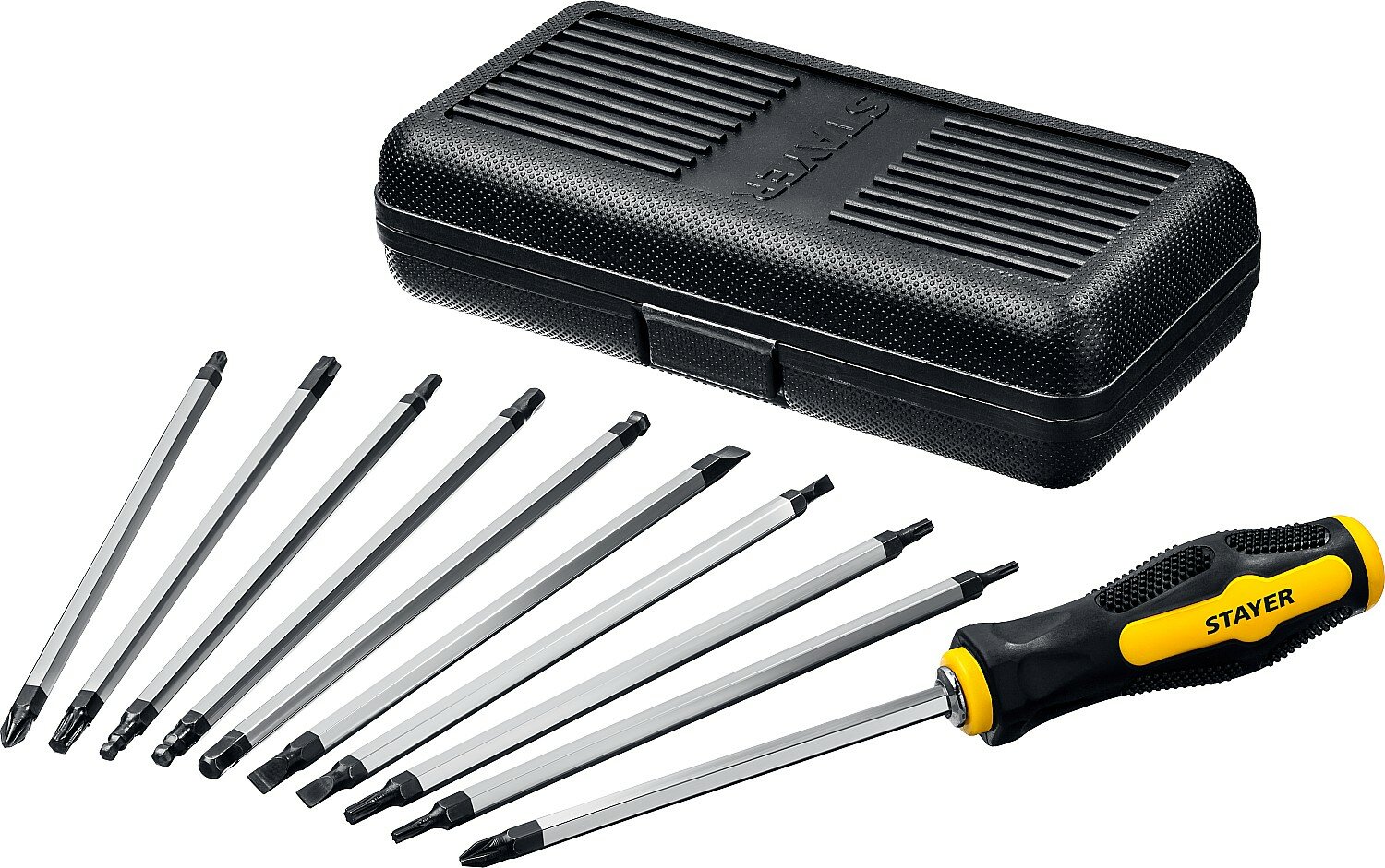 STAYER Hercules-20-in-1, 20 предм, отвертка с переставными стержнями (2513)