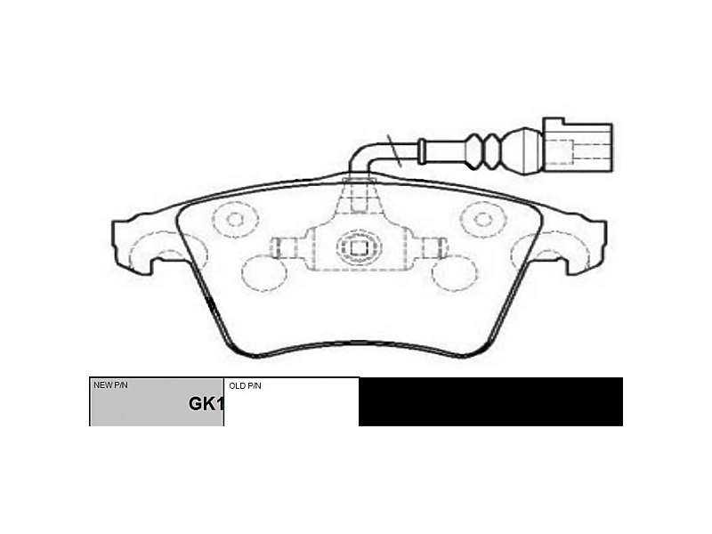 CTR GK1258 колодки тормозные volkswagen caravelle 2003 2015 / Multivan (Мультивен) 2003 2015 / Touareg (Туарег) 2