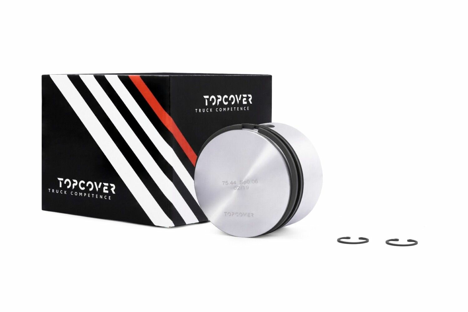 Поршень компрессора с кольцами, подходит для Скания Serie 3 G series P R T Scania , T07586002, TOPCOVER