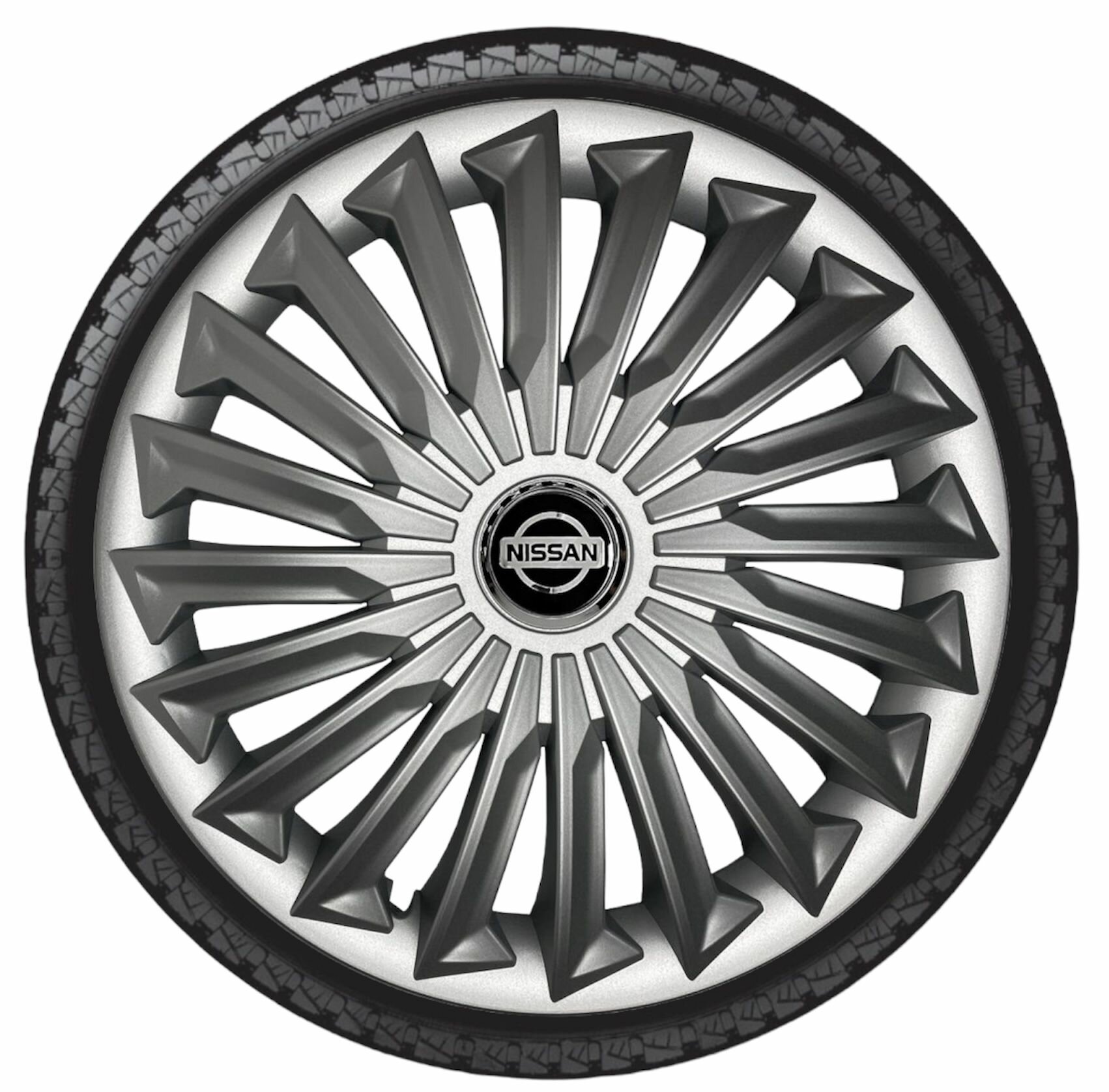 Автомобильные колпаки на диски Jestic джой ниссан R15", в комплекте 4 колпака