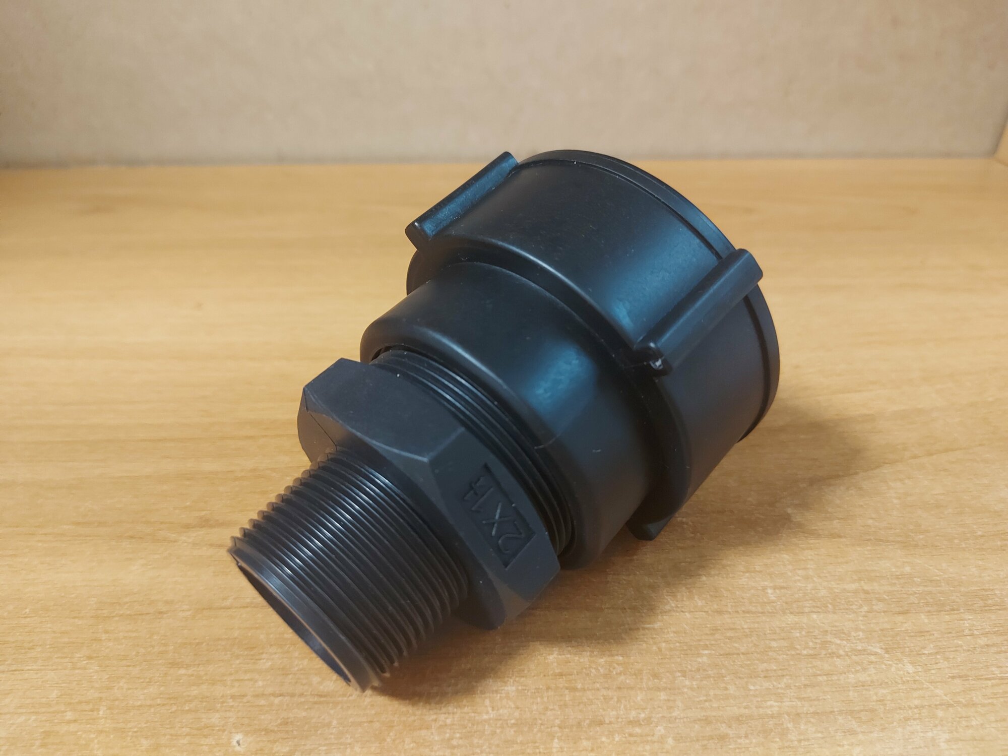 Крышка для еврокуба внутренняя резьба 75мм (крупная S75) х 1-1/4" наружная