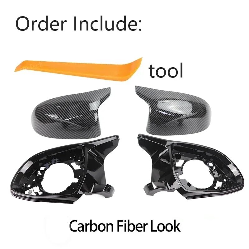 4 шт. накладки на зеркала Carbon Fiber Look для BMW X3M/X4M/X5M/X6M
