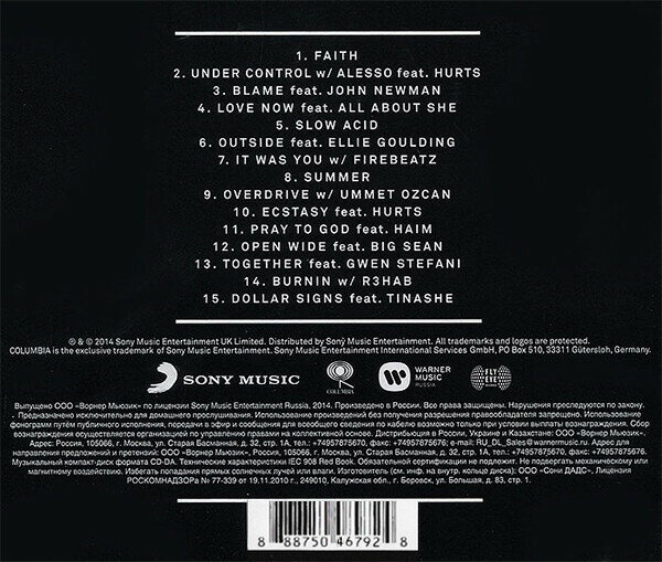 Компакт-диск Calvin Harris — Motion (RU)(CD) — фото 1