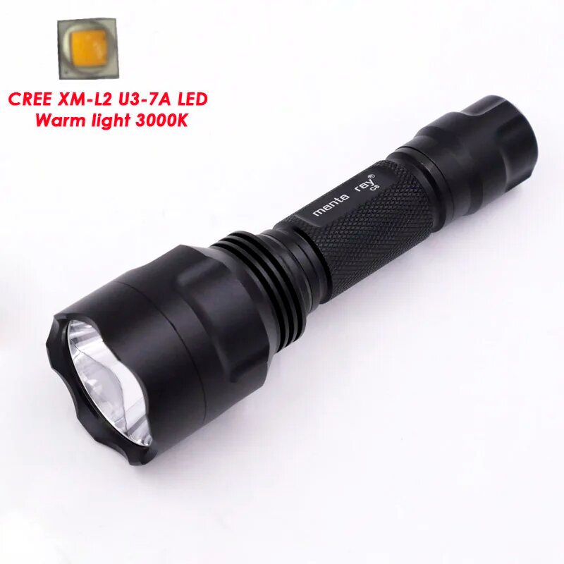 Polar Day C8 фонарик XM-L2 U3 теплый белый 1MODE, Warm white 3000k