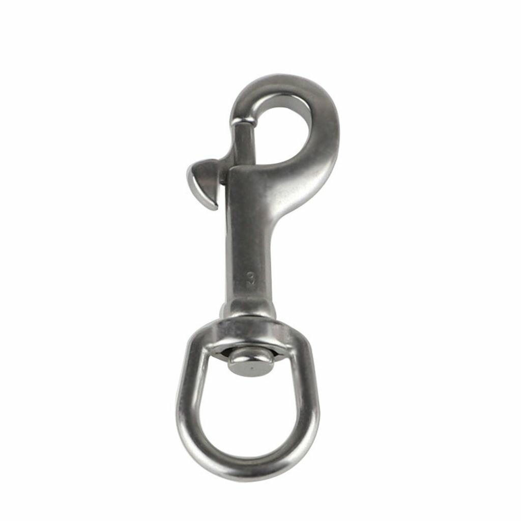 Крюк с овальным кольцом из нержавеющей стали 316 с одной головкой-1