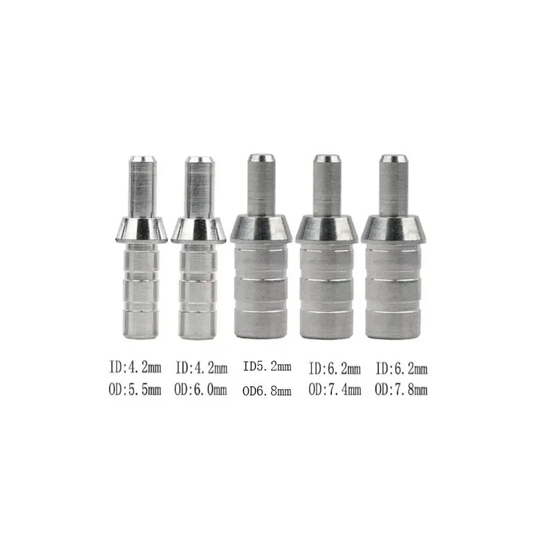 Наконечники для стрел алюминиевые 50 шт, 6.2x7.4mm, цвет 6