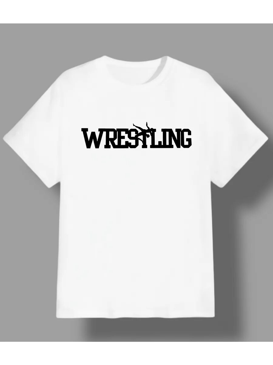 Футболка надпись wrestling