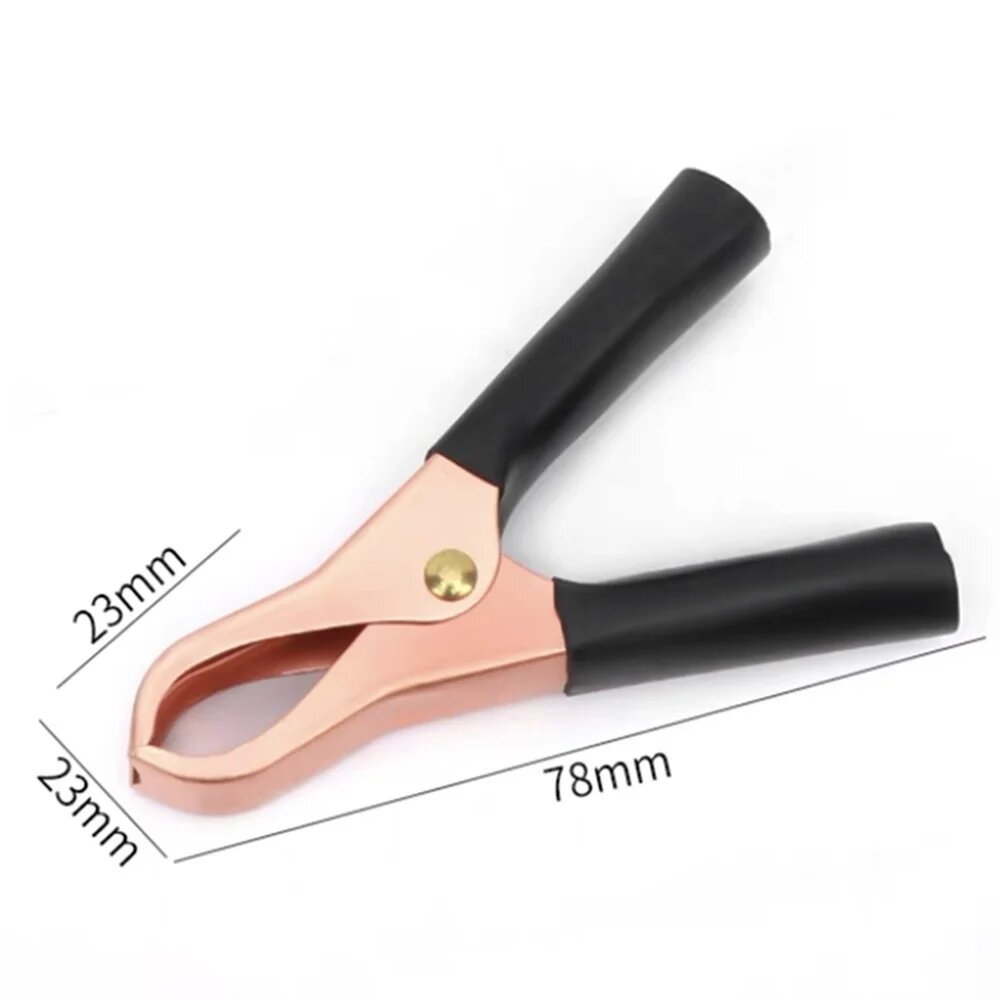 Зажимы крокодиловые 50A Black 78mm