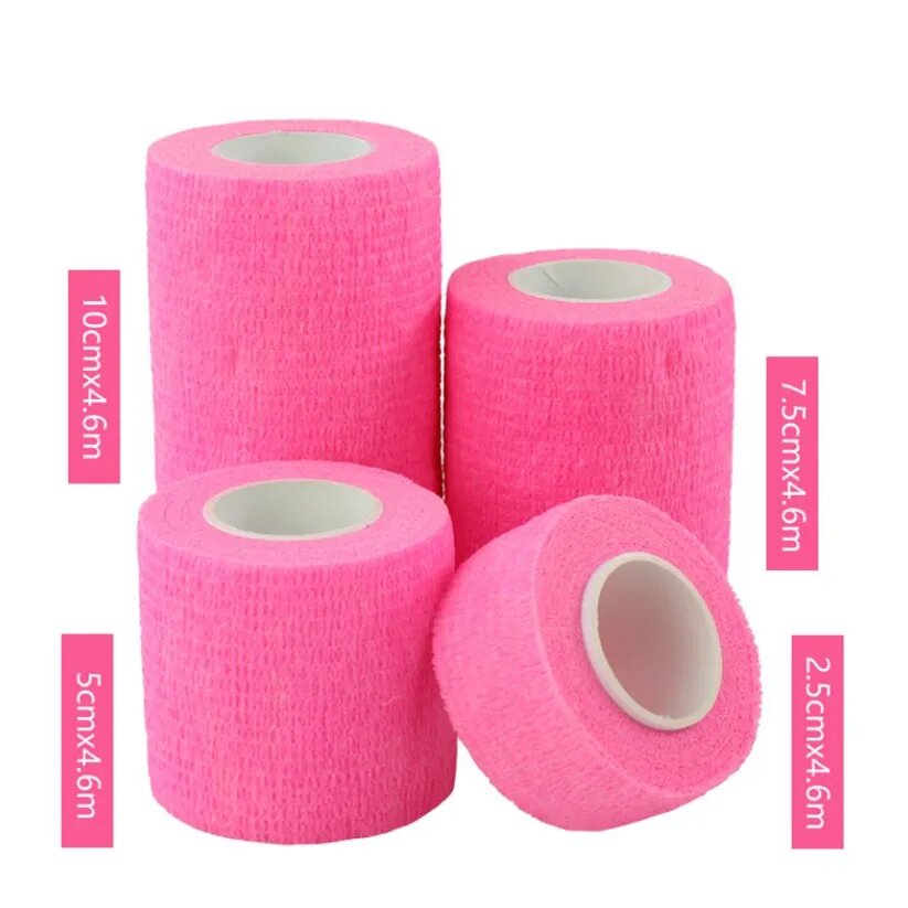 Водостойкая медицинская повязка 2.5-10 см 7.5cmx4.5m, 1 roll pink