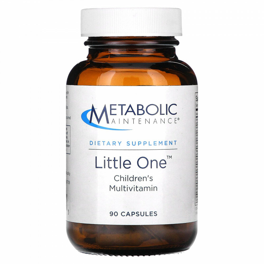 Metabolic Maintenance, Little One™, мультивитамины для детей, 90 вегетарианских капсул