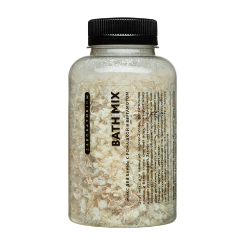 Laboratorium Микс из морской соли для ванны с ромашкой и бергамотом, 250 мл