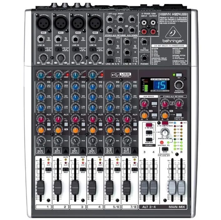 Микшерный пульт аналоговый Behringer Xenyx X1204USB