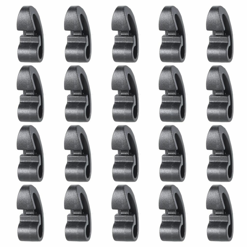 20 шт. Нейлоновые пластиковые карабины для кемпинга