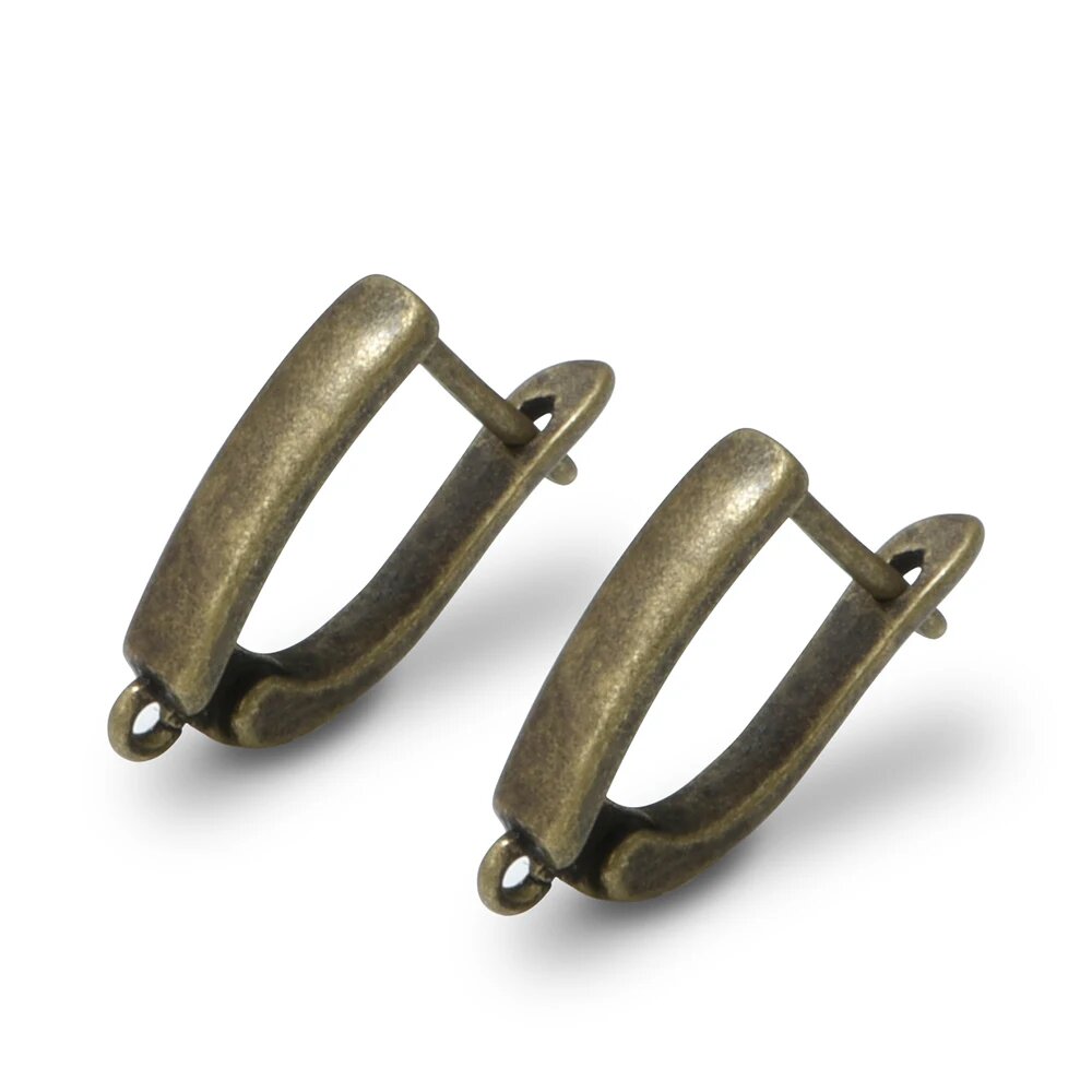 Бронзовые застежки для сережек YANASI, 1 пара Antique Bronze