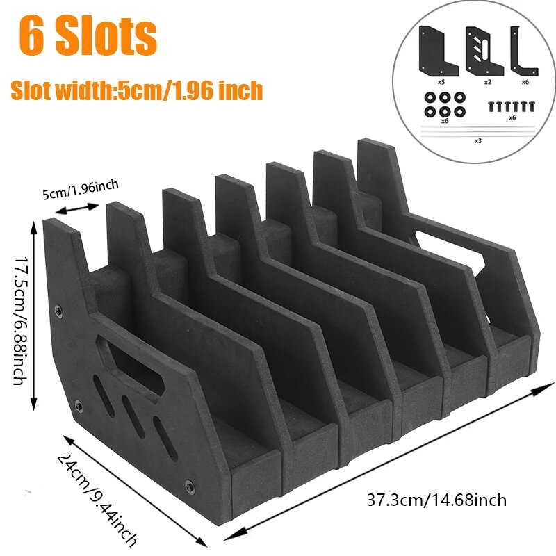 Пенопластовый держатель для пистолета 4/6 слотов A-6 Slots -5cm width